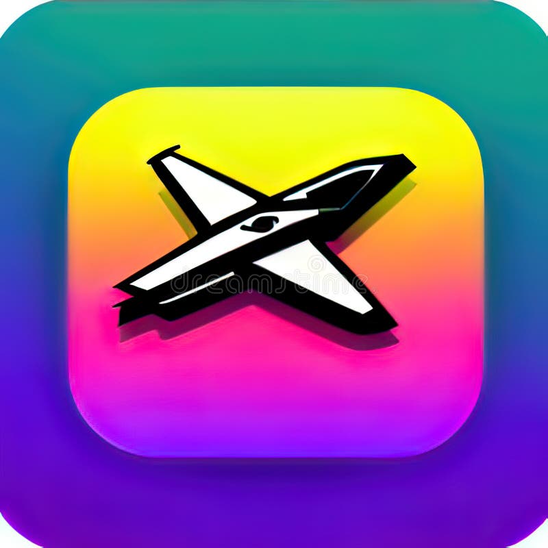 Shoot ‘Em Up Software App Style Icon. Generative AI. Stock Illustration ...