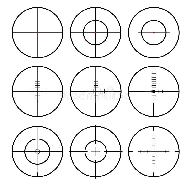 Shoot focus cursor stock vector. Illustration of game - 155459082