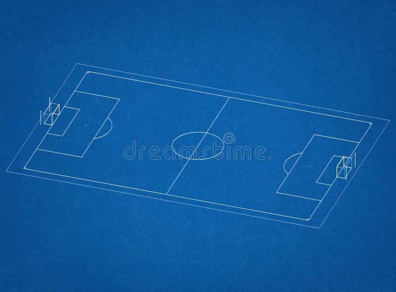 Soccer Field Blueprint Stock Photos - Free & Royalty-Free Stock Photos ...
