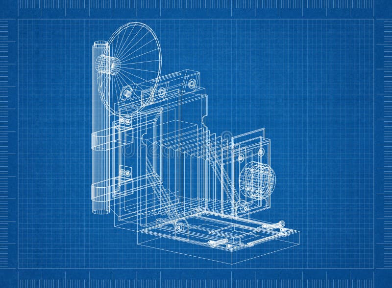 Camera Lens Blueprint Stock Illustrations – 271 Camera Lens Blueprint ...