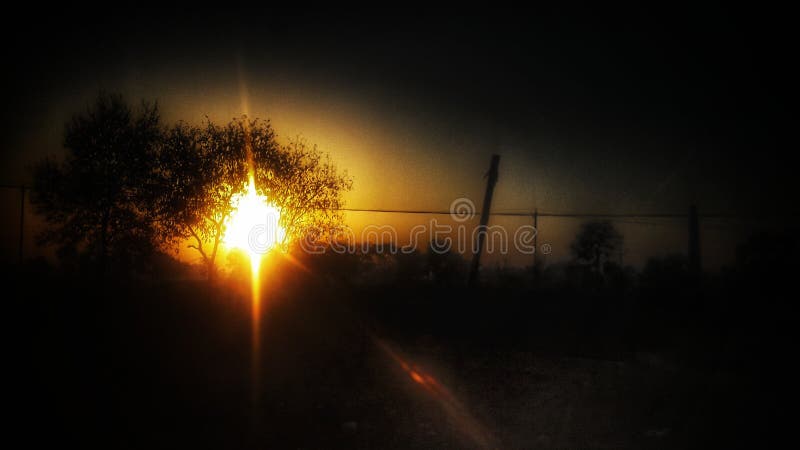 A Shoot of Sunset from Mobile Camera Stock Photo - Image of sunset ...