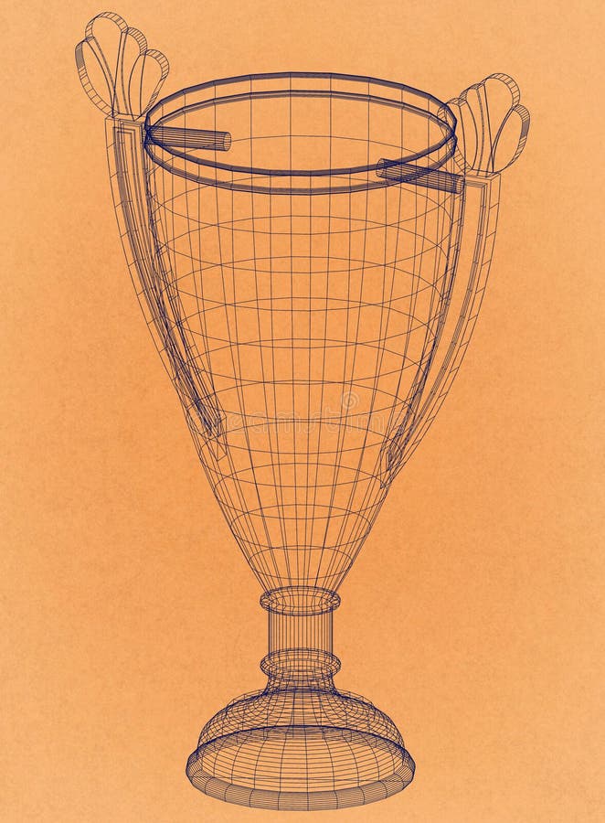 Trophy Blueprint Stock Illustrations – 281 Trophy Blueprint Stock ...
