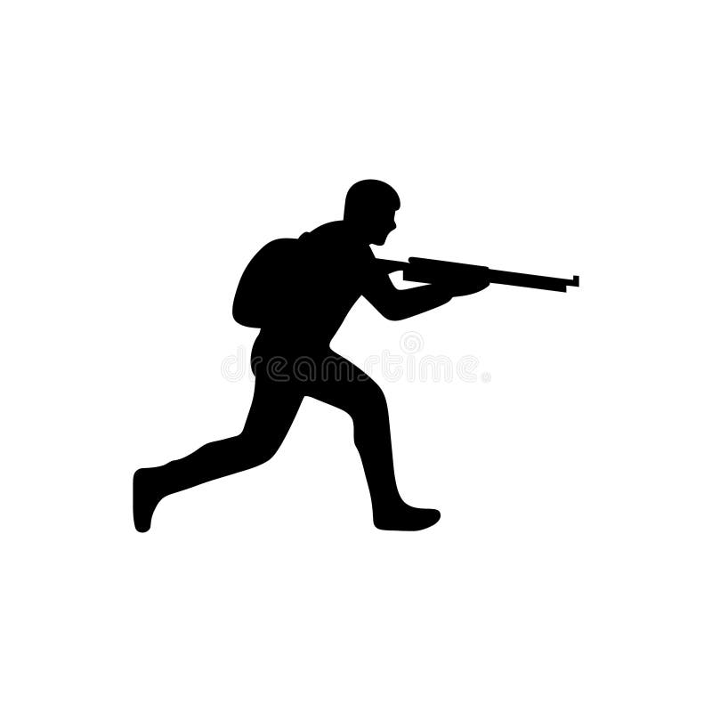 Shooter icon stock vector. Illustration of footwear - 296707424