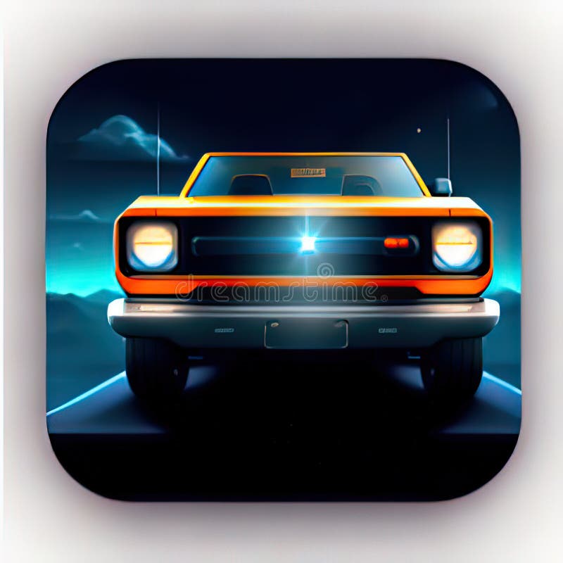 Shooter Software App Icon. Generative AI. Stock Illustration ...