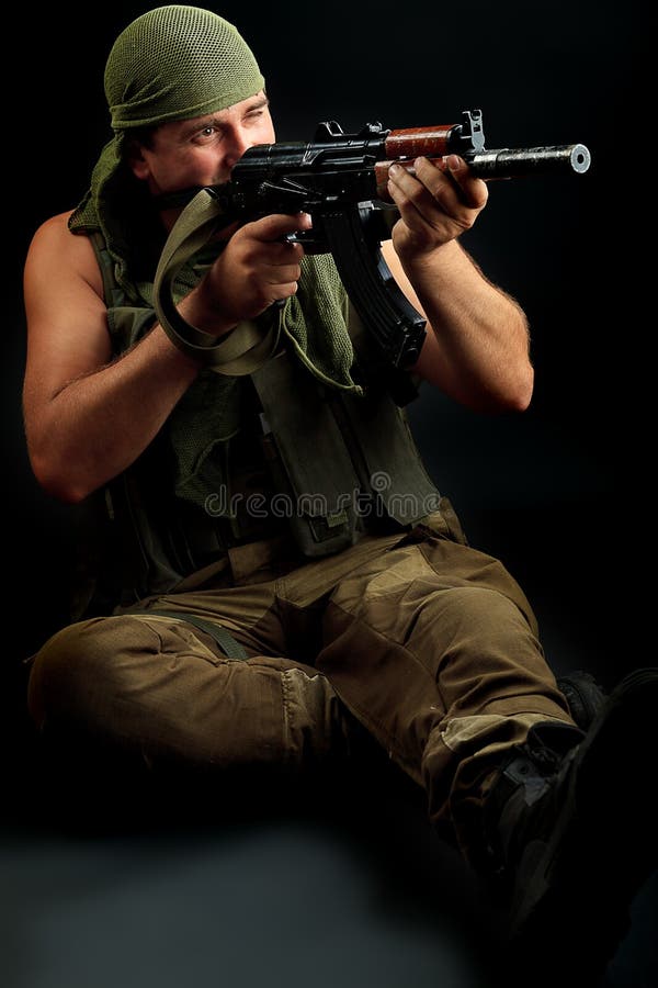 Shooting stock image. Image of killer, forces, brave - 21305977