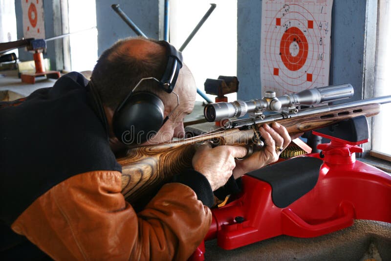 Shooting stock image. Image of focus, concentration, power - 8388557