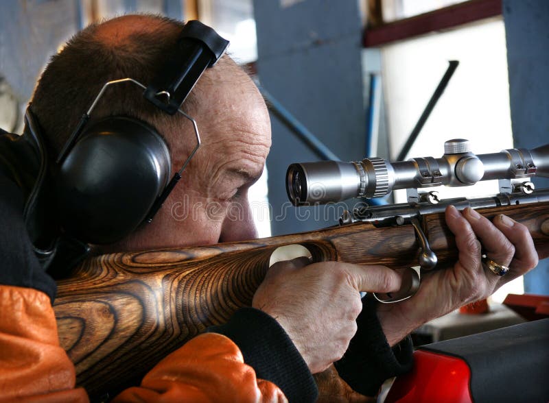 Shooting stock image. Image of focus, concentration, power - 8388557