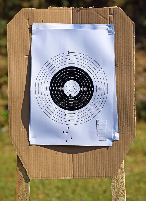 Shooting area outdoors stock image. Image of weapon, aiming - 82830949