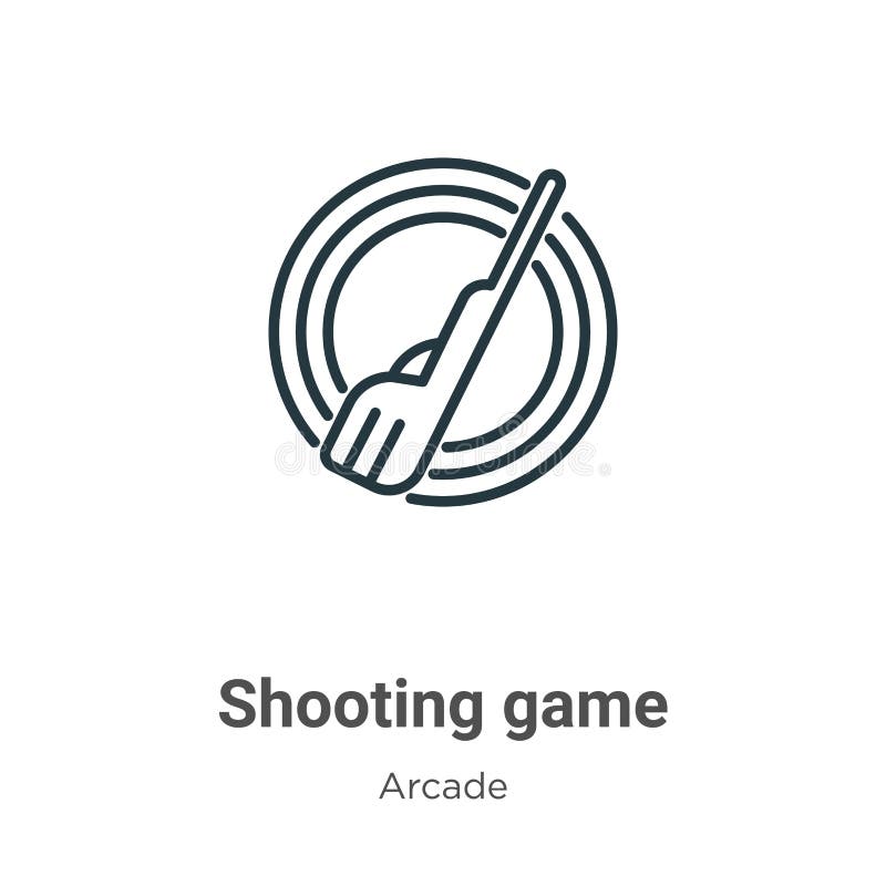 Gun Shooting Icon in Filled, Thin Line, Outline and Stroke Style ...