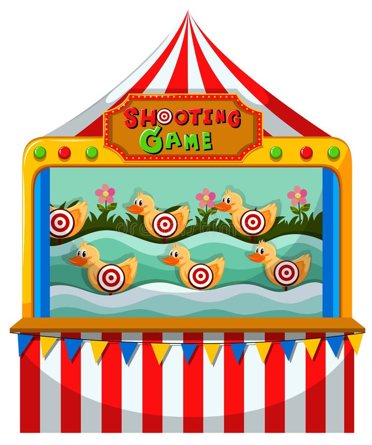 Carnival Shooting Duck Stock Illustrations – 170 Carnival Shooting Duck ...