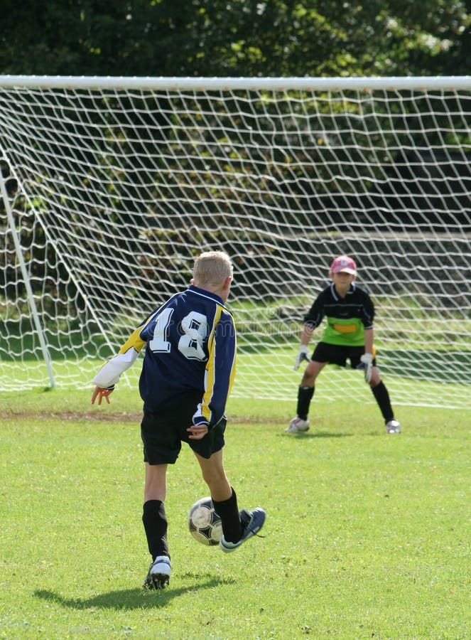 Shooting for Goal stock photo. Image of active, soccer - 1592972