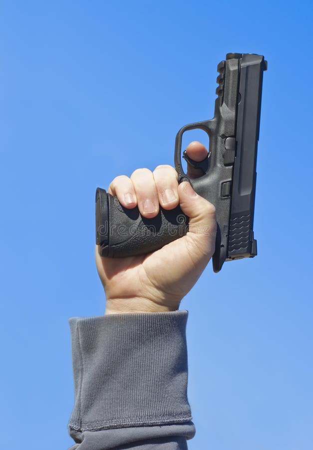 Shooting a Hand Gun stock photo. Image of culture, control - 28706432
