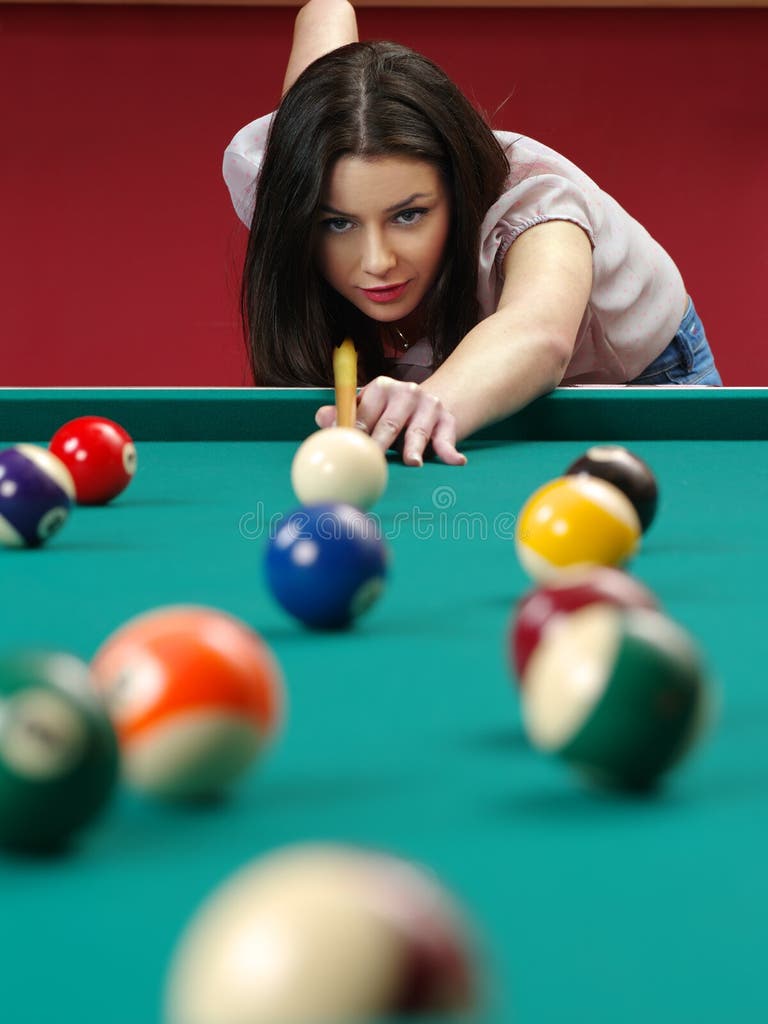 505 Beautiful Girl Shooting Pool Stock Photos - Free & Royalty-Free ...