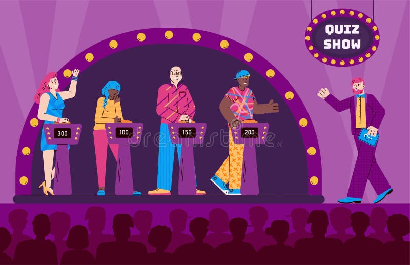 Game Show Host Cartoon Stock Illustrations – 170 Game Show Host Cartoon ...