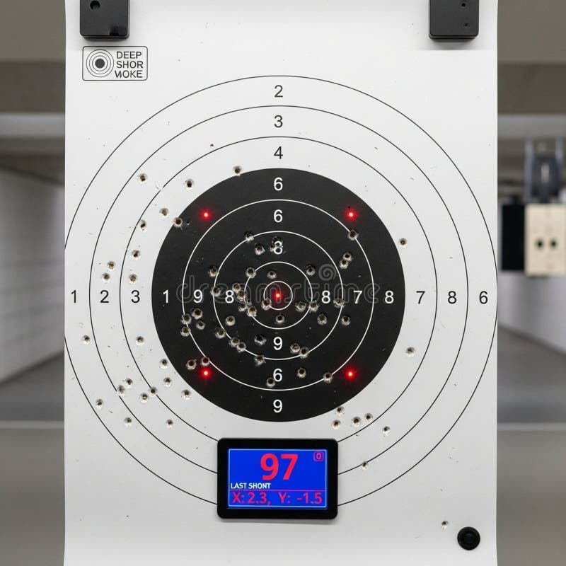 Numbered Bullet Holes Stock Illustrations – 5 Numbered Bullet Holes ...