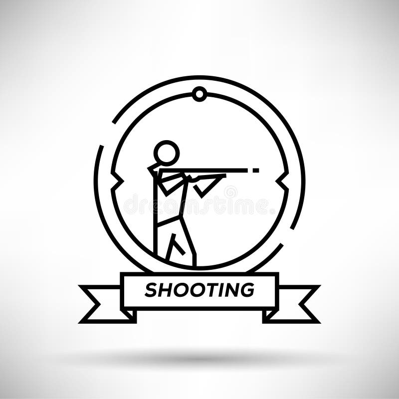 Shooting Sport Icons Set, Isometric Style Stock Vector - Illustration ...