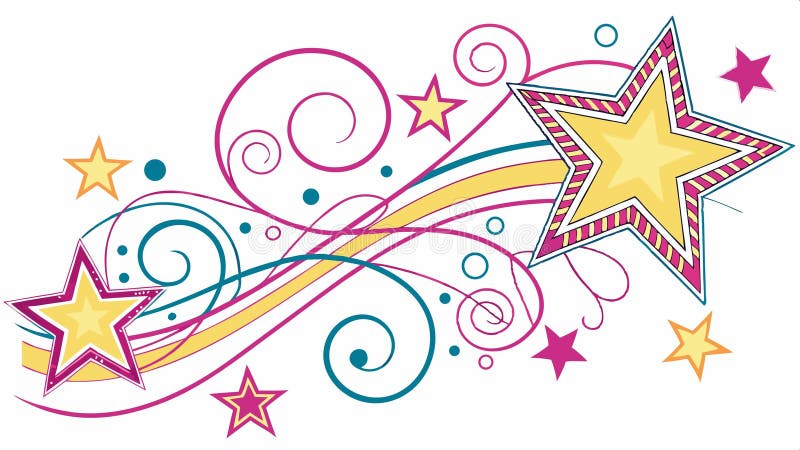 Shooting Star Design, Celestial Element, Wish upon a Star, Magical ...