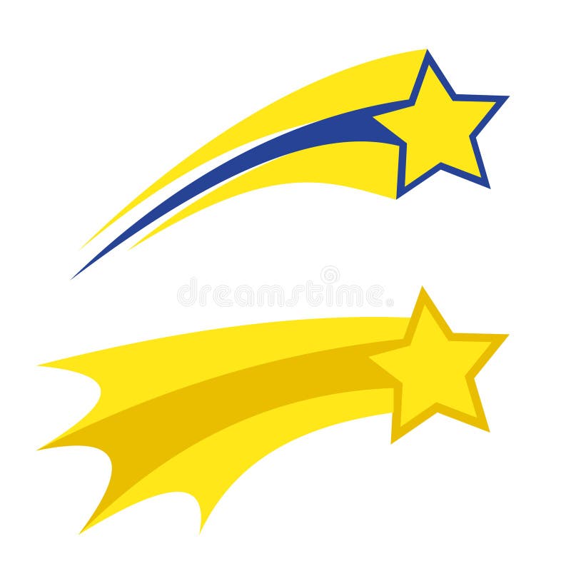Shooting star. stock vector. Illustration of star, graphic - 332006253