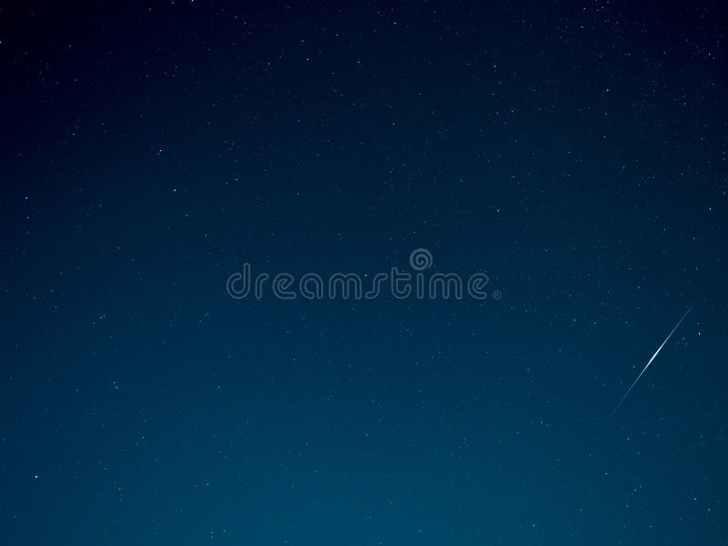 Shooting star in the sky stock image. Image of alone - 158566045