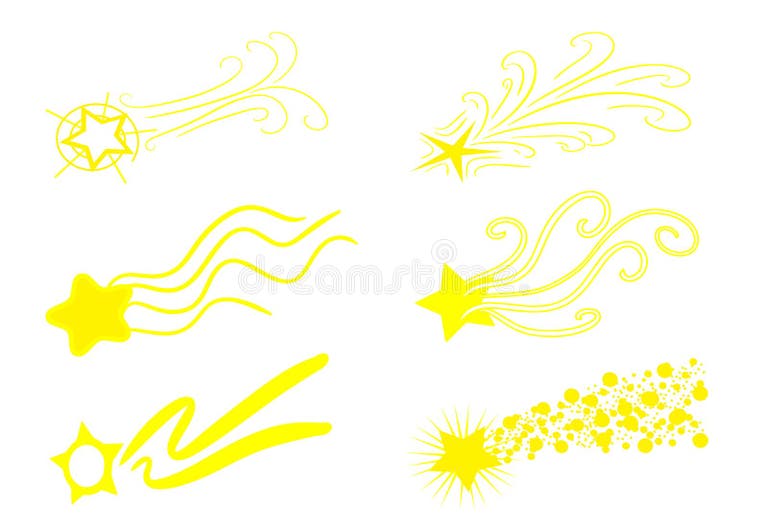 Shooting Star Yellow Stock Illustrations – 3,128 Shooting Star Yellow ...