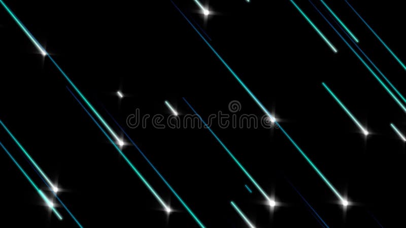 Shooting Stars Comet Trails in Beautiful Night Sky Space - Background ...