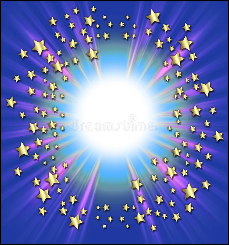 Shooting stars frame stock illustration. Illustration of vacation - 2023619