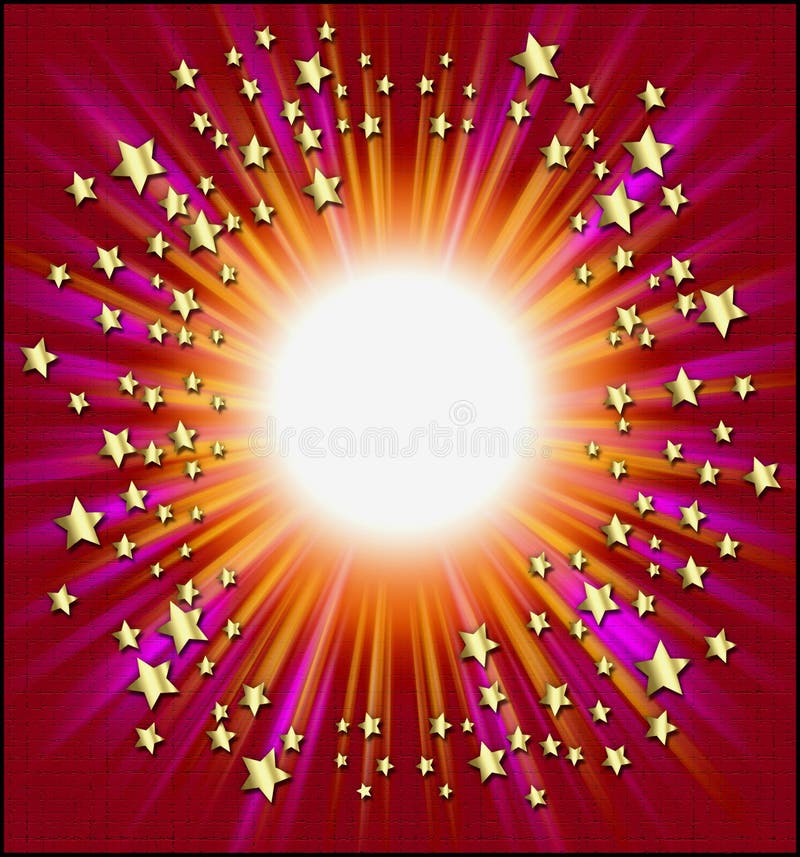 Shooting stars frame stock illustration. Illustration of party - 3127704