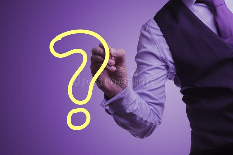 Businessman Draws a Question Stock Image - Image of glass, purple: 99365277 Businessman Draws a Question Stock Image - Image of glass, purple: 99365277