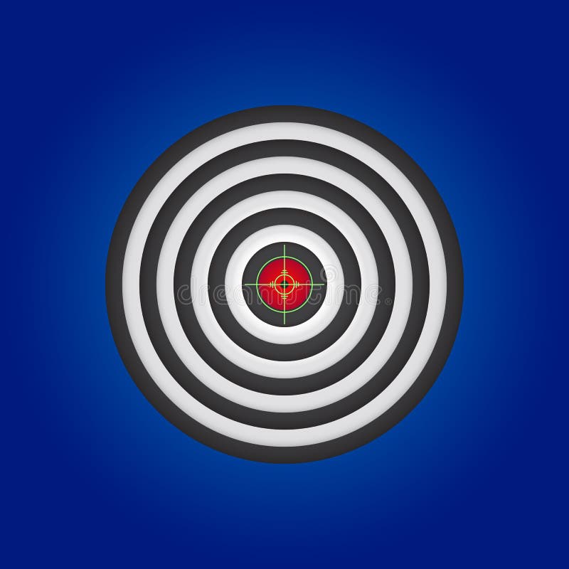 Shooting Target Aim Foresight Practice Stock Vector - Illustration of ...
