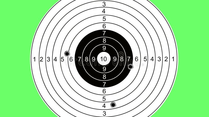 Shooting at a target stock video. Video of circles, bullet - 92620569