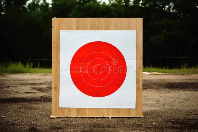 A Shooting Target with Rings Stock Image - Image of center, shooting ...