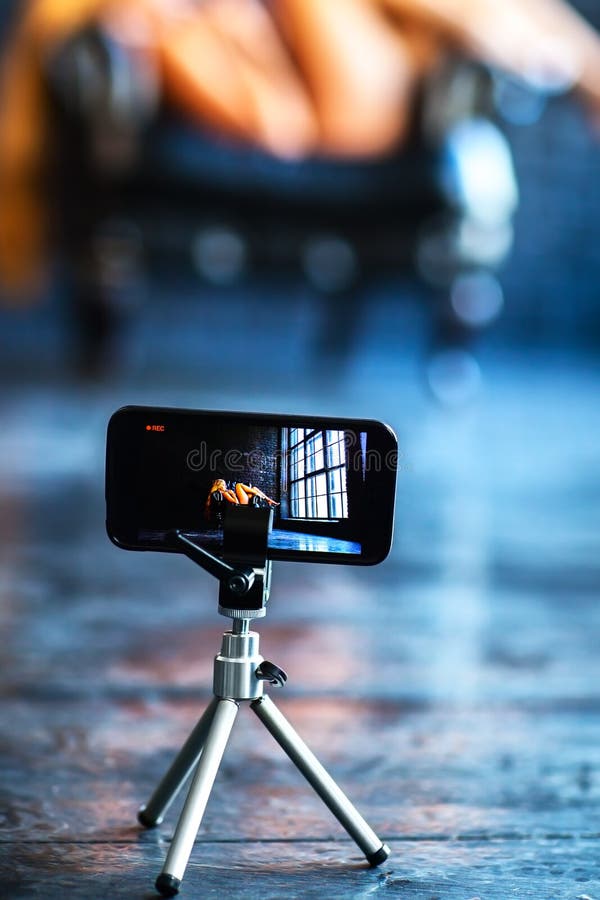 Shooting video stock photo. Image of model, recording - 45501784