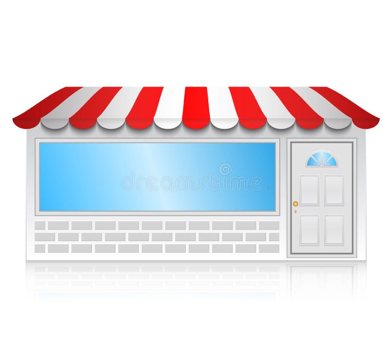 Generic Shop Building Icon Set Stock Vector - Illustration of colorful ...