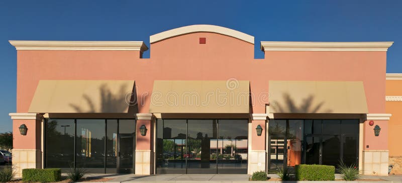 Shop stock photo. Image of shop, real, strip, mall, location - 5472664
