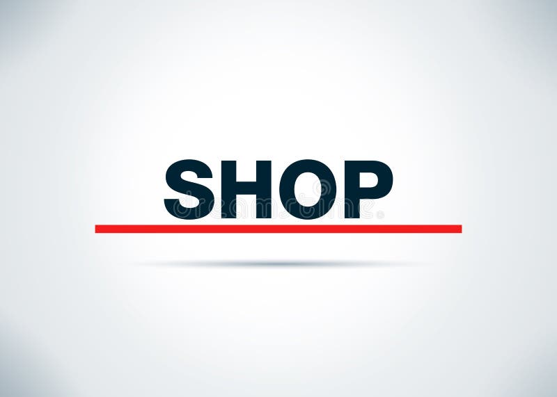 Shop Abstract Flat Background Design Illustration Stock Illustration ...