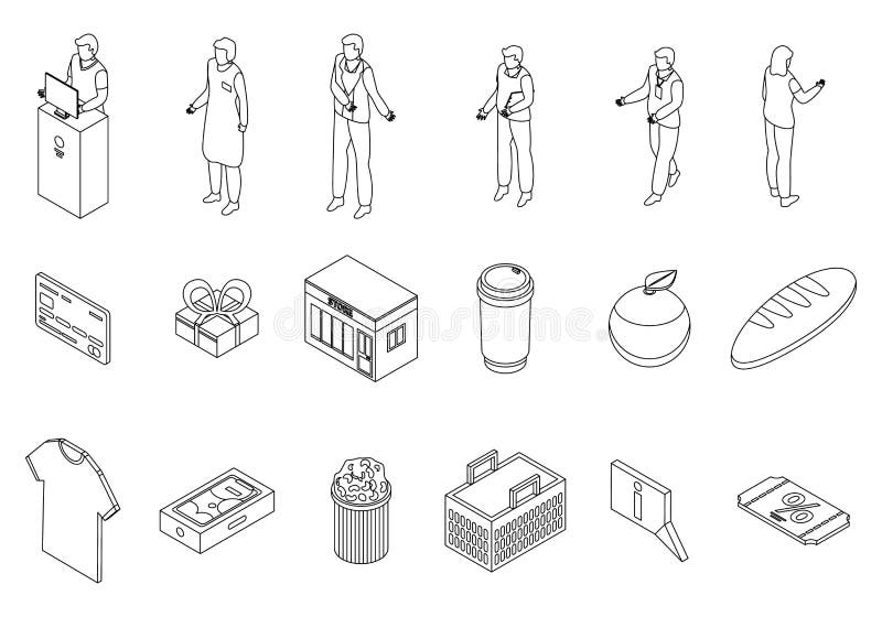 Shopkeeper Outline Stock Illustrations – 67 Shopkeeper Outline Stock ...