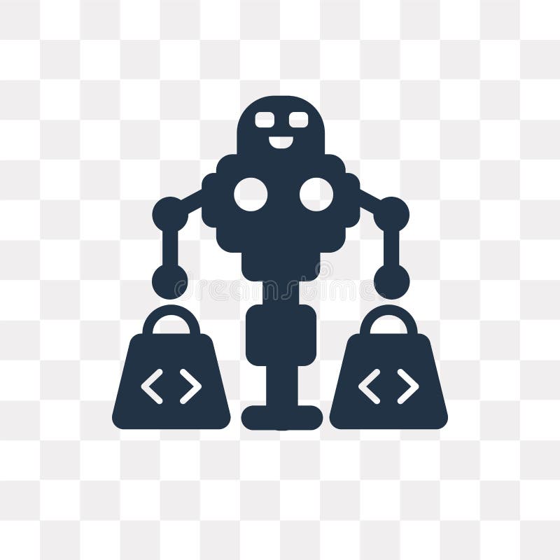 Shop Assistant Vector Icon Isolated on Transparent Background, S Stock ...