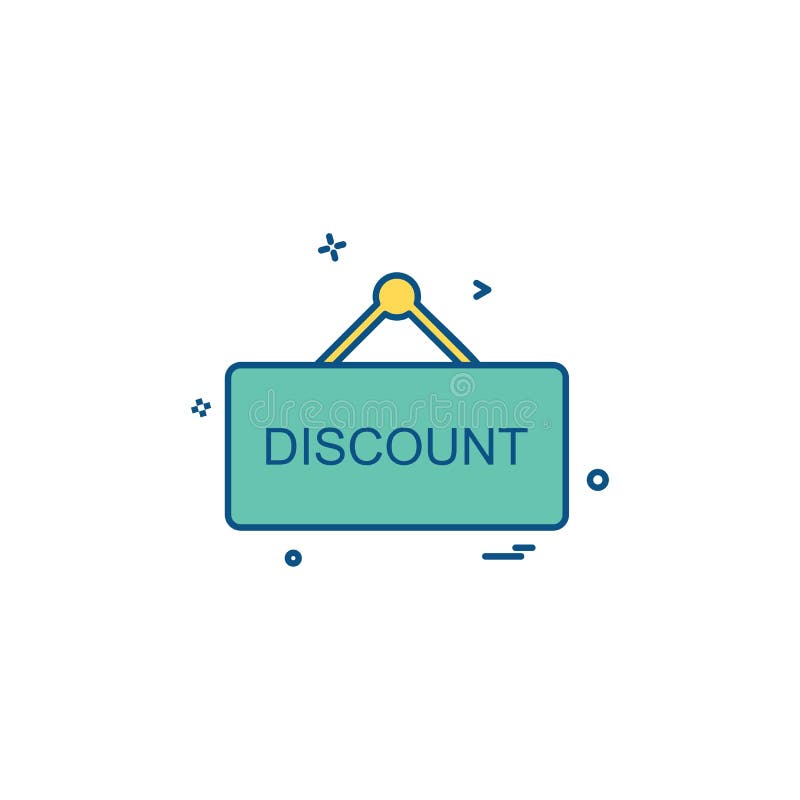 Shop Board Icon Design Vector Stock Vector - Illustration of retail ...