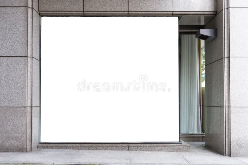 Shop Boutique Store Front with Big Window and Place for Name Stock ...