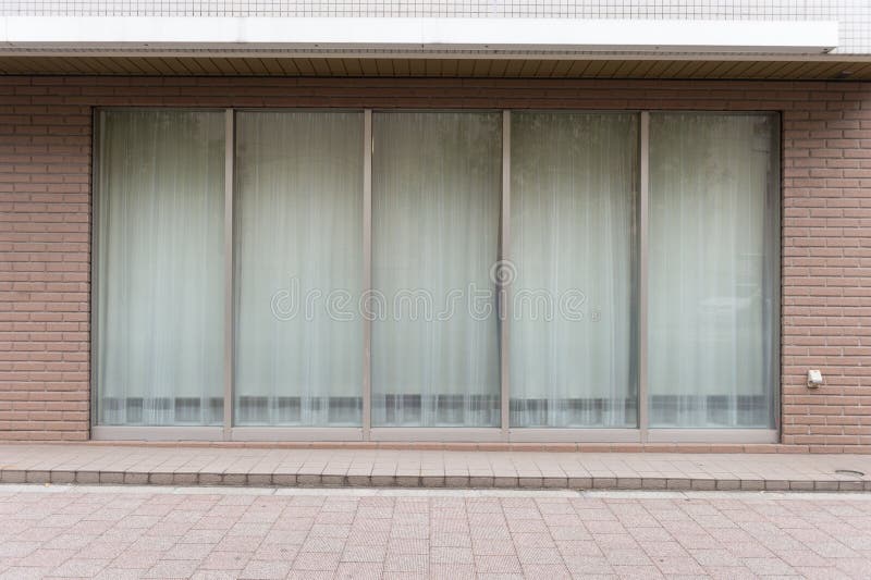 Shop Boutique Store Front with Big Window and Place for Name Stock ...