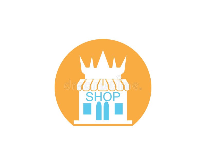 Shop Building Icon and Symbol Vector Illustration Stock Vector ...