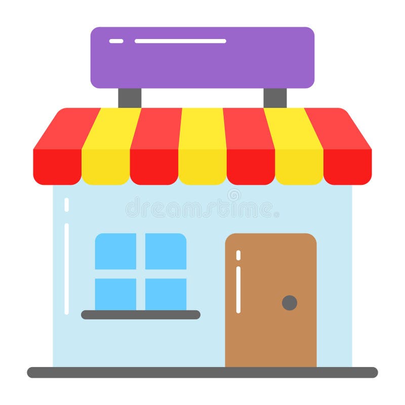 Shop Building Vector Design in Modern Style, Editable Icon Stock Vector ...