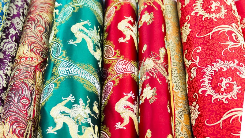 Shop for Clothing Materials Stock Photo - Image of canal, buildings ...