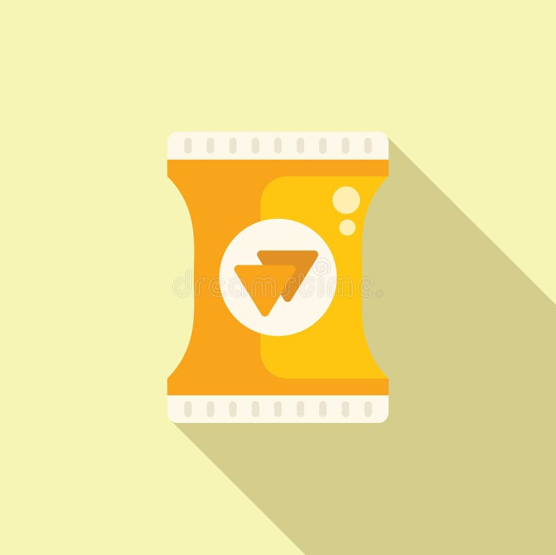 Shop Crispy Food Icon Flat Vector. Cereal Packet Stock Vector ...