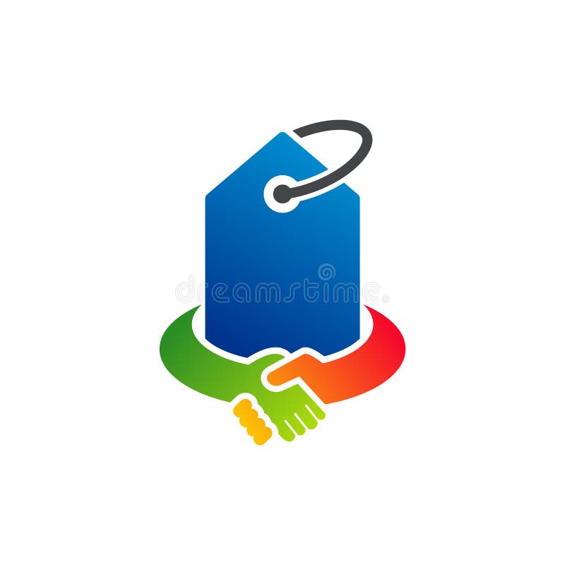 Deal Logo Design Vector Graphic Of 2 People Handshake Concept ...