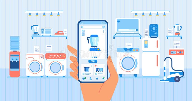 Shop Electronic and Home Appliances with Smartphone Application at ...