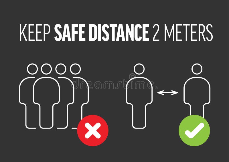 Shop Entrance Prevention Instruction Poster Template Stock Vector ...