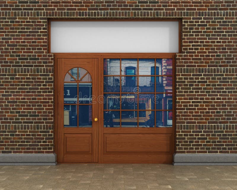 Shop Front. stock illustration. Illustration of border - 67832251