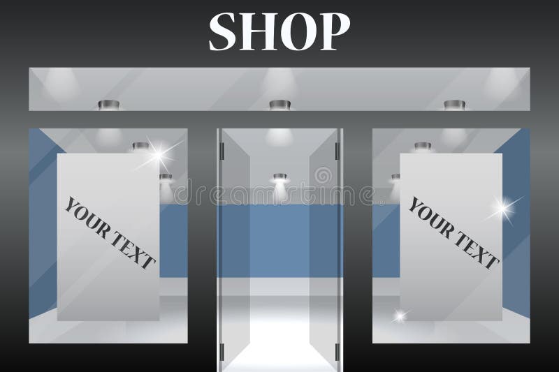 Empty Store Front Vector Stock Illustrations – 7,634 Empty Store Front ...