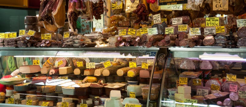 Shop Front at Spanish Market Editorial Stock Photo - Image of malaga ...